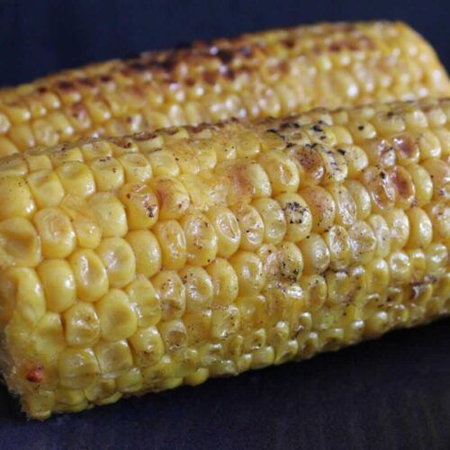 Maiskolven met harissa van de BBQ - BBQ bijgerechten - Turn Don't Burn